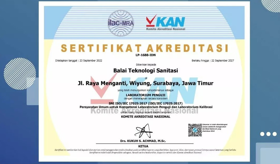 Tingkatkan Kualitas, BTS Raih Akreditasi KAN ISO/IEC 17025:2017 | Balai ...